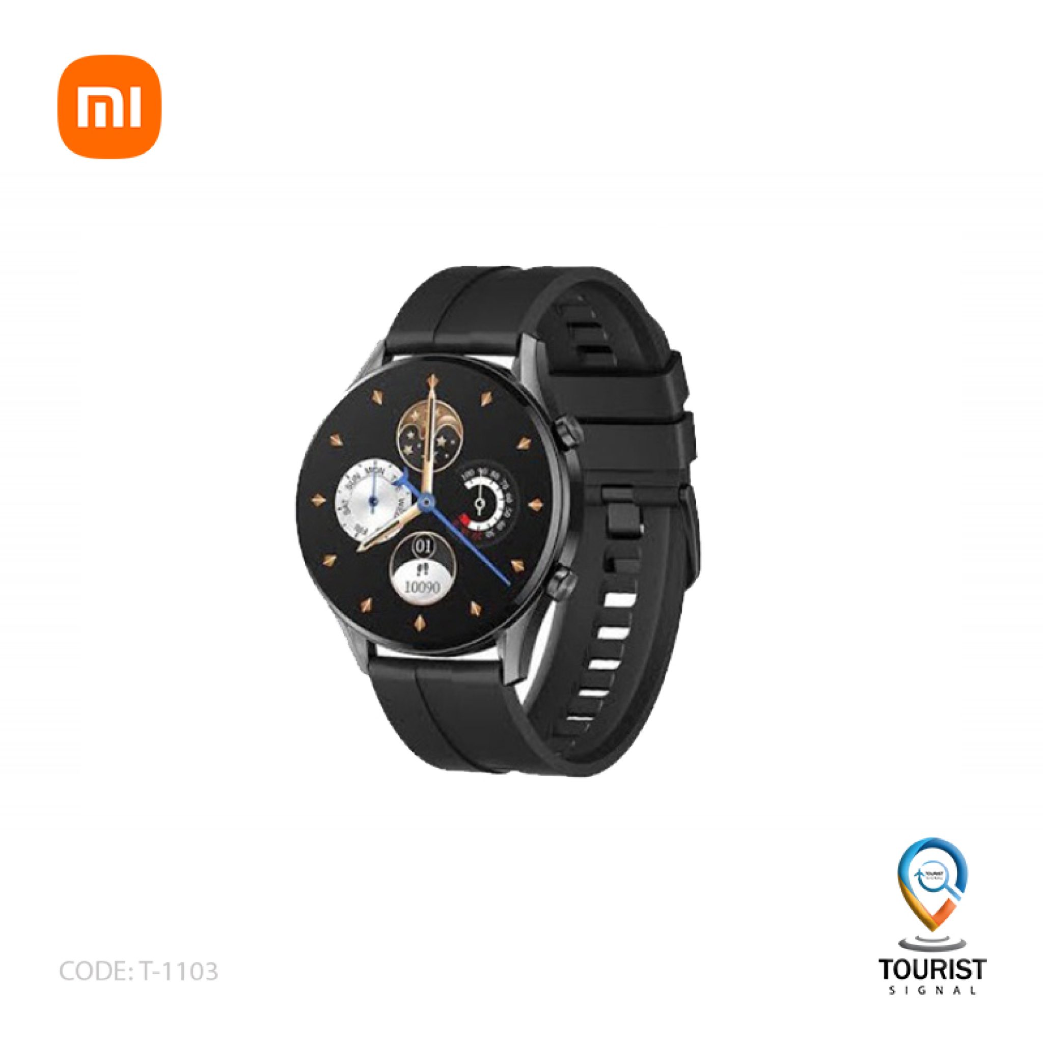 Xiaomi IMILAB W12 Smart Watch Black - Tourist Signal